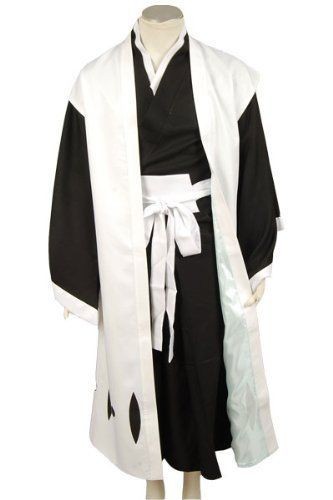 BLEACH 3rd Division Captain Gin Ichimaru Cosplay Costume Shinigami ...
