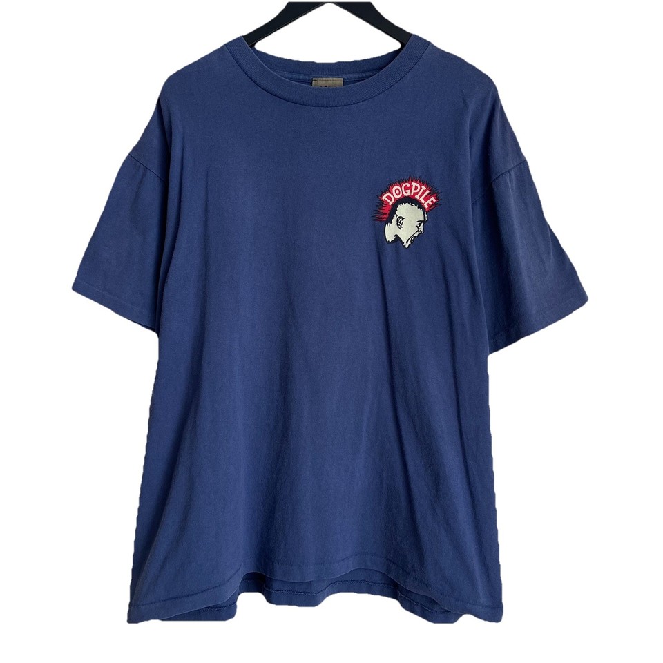 Vintage 90s Dogpile skate Tee Shirt Skateboards Rare grunge punk rock ...
