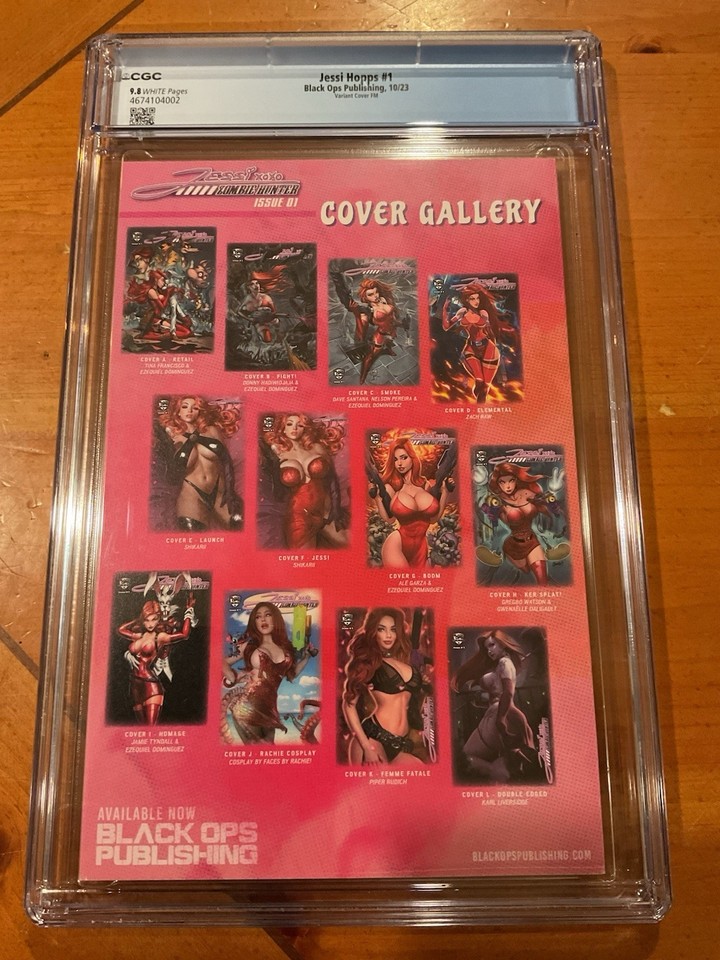 Jessi Hopps #1 Shikarii Jessica Rabbit Kickstarter NO BIKINI METAL CGC ...