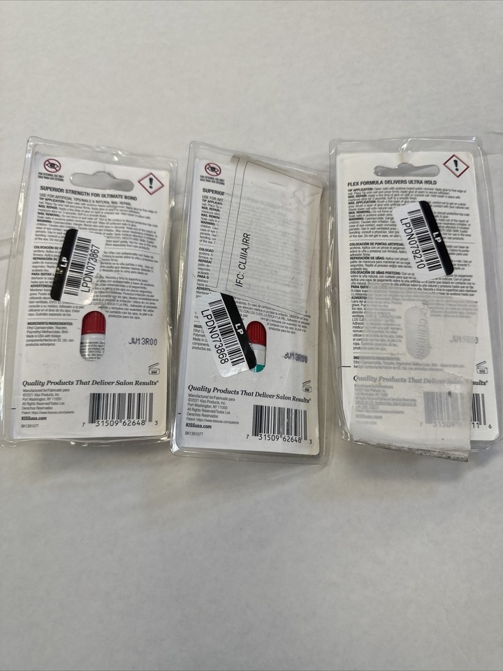 Kiss Powerflex Max Speed Nail Glue, 3 pack - NEW! | eBay