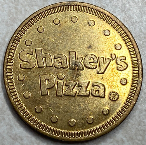 Shakey's Pizza Restaurant Game Arcade Trade Pinball Jukebox Token T3905 ...