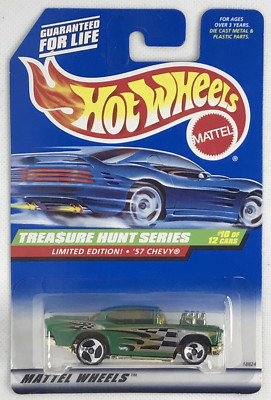1998 Hot Wheels Treasure Hunt Series '57 Chevy 3SP Wheels Limited ...