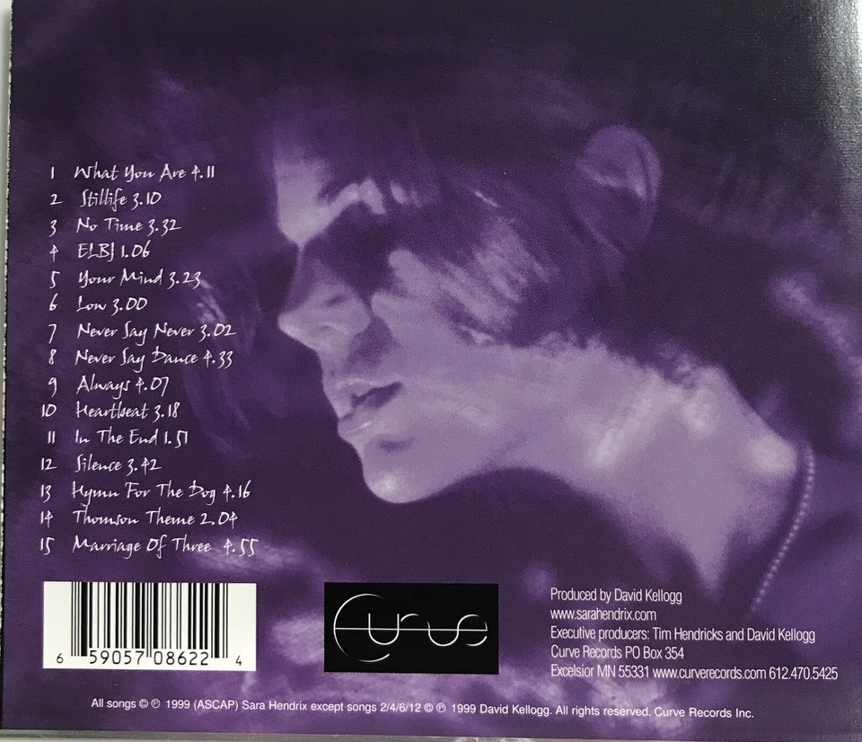 Sara Hendrix and Kellogg: Ghost Stories (CD 1999 Curve Records) *Very ...