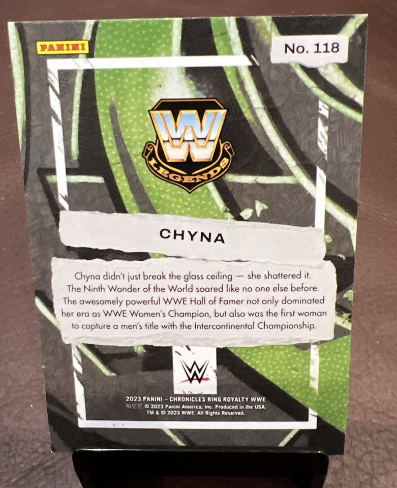 2023 Chronicles WWE - CHYNA *Ring Royalty Silver Holofoil SSP!* /25 🔥 ...