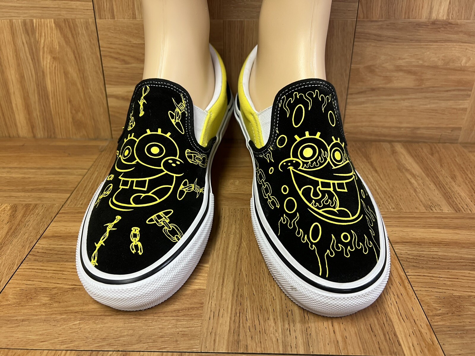 RARE🔥 Sz 12 - VANS X SpongeBob - Gigliotti - Skate S… - Gem