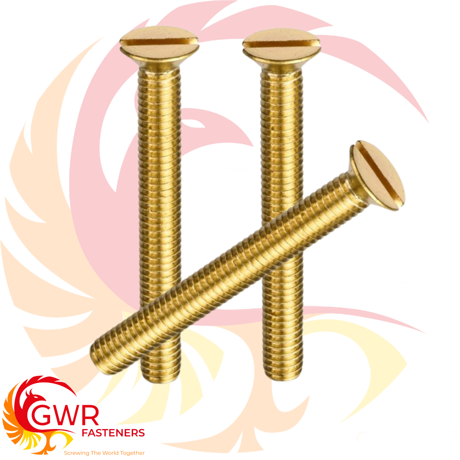 SOLID BRASS SLOTTED COUNTERSUNK MACHINE SCREWS M2 M3 M4 M5 M6 M8 CSK ...