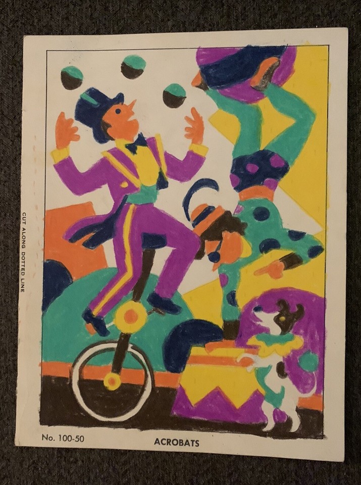 Venus Paradise Pre-sketched Coloring Set One UNCOLORED Circus Big Top ...