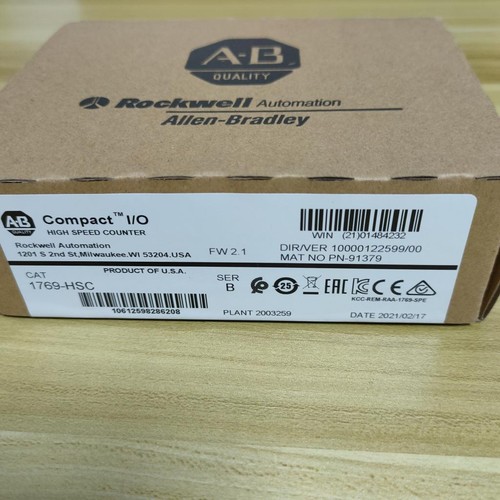 New SEALED 2021 Allen Bradley 1769-HSC Compact I/O High Speed Counter ...