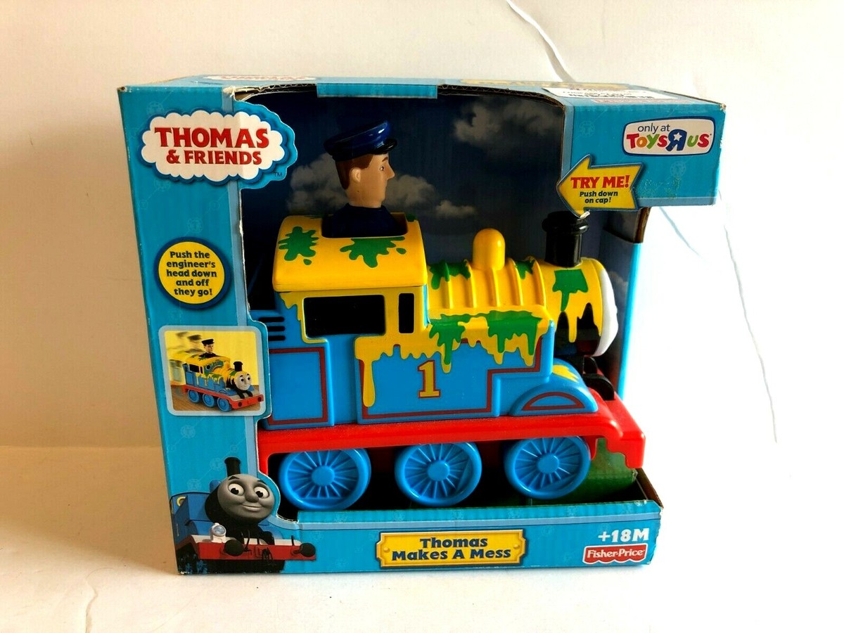 Thomas The Train Tru Thomas The Train Makes A Mess Push Button
