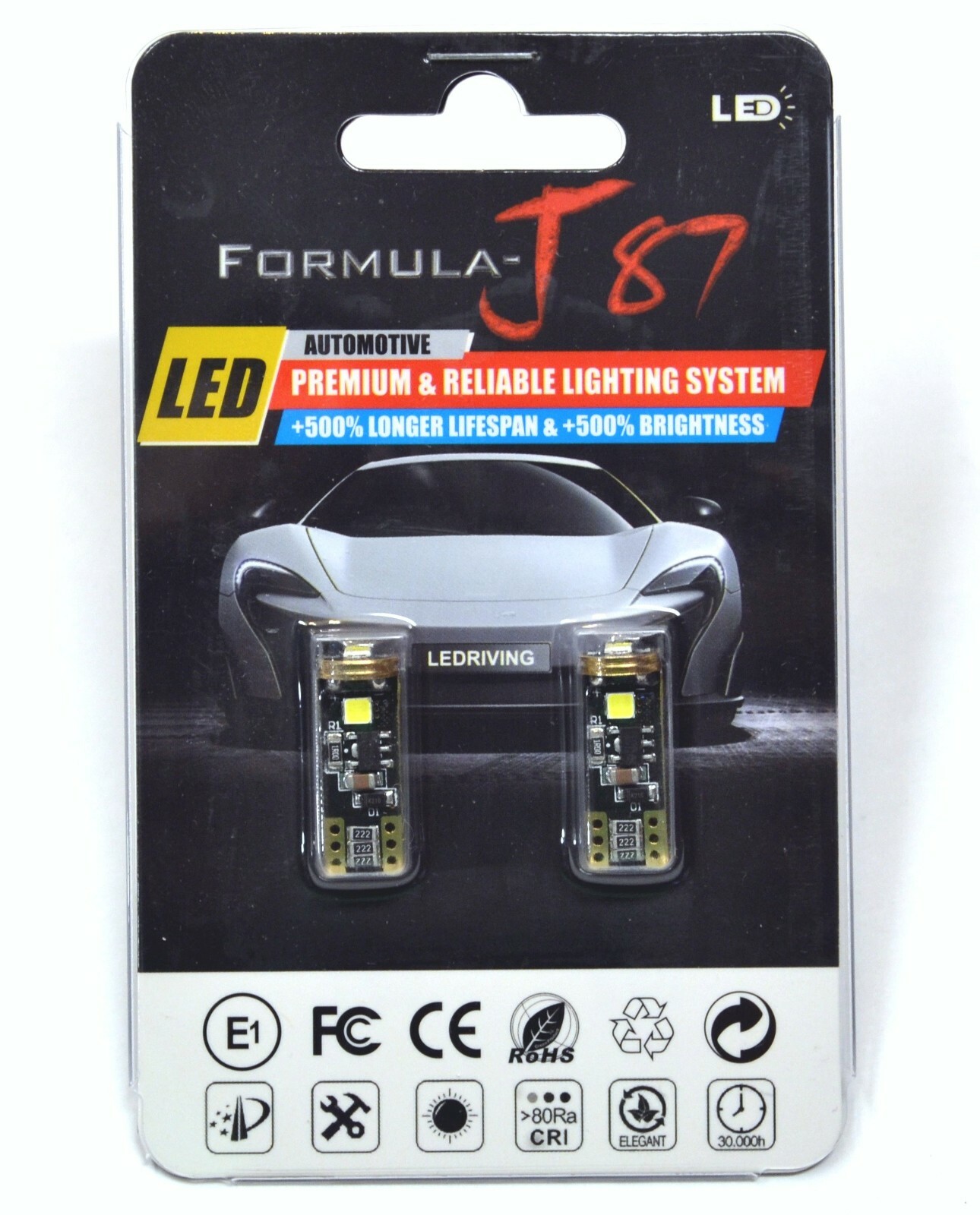Canbus Error LED Light 168 White 5000K Two Bulbs License Plate Tag ...
