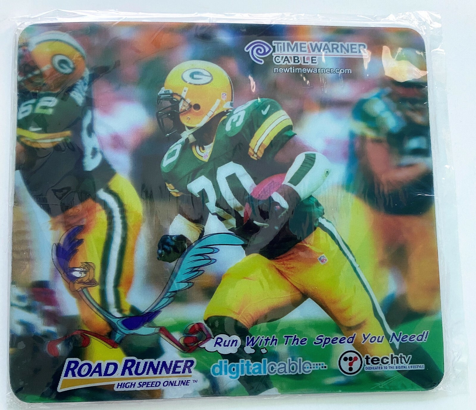 Green Bay Packers Vintage Time Warner Cable Road Runner Mouse Pad | eBay