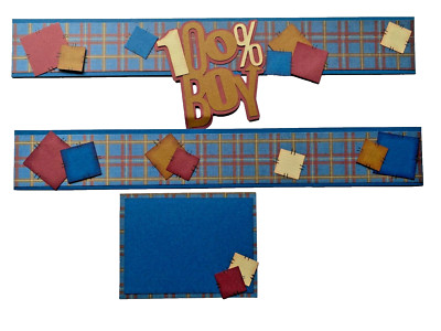 Boy Scrapbook Border Set Creative Premade Boy Son Baby | eBay