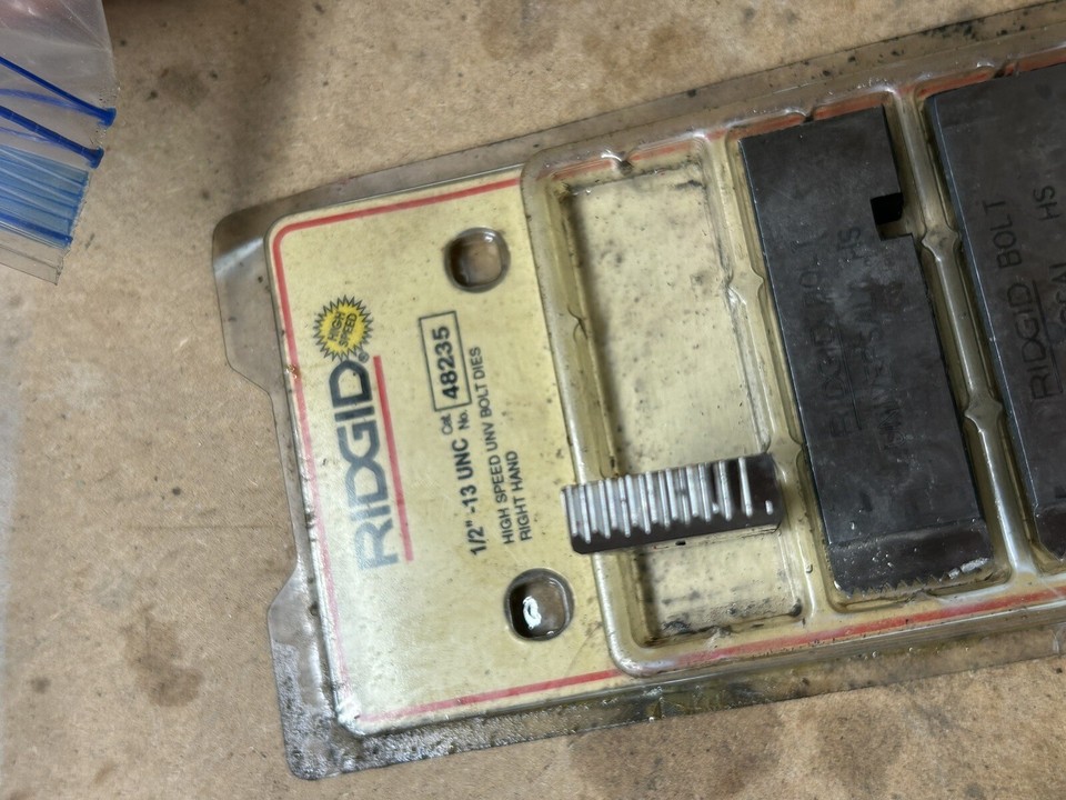 Ridgid 48235 Dies. Lightly Used But Great Condition. Will Ship To Lower ...