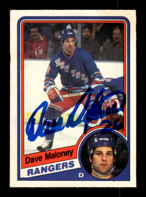 1984-85 O Pee Chee # 146 Dave Maloney Autograph Signed Card (M2 New ...