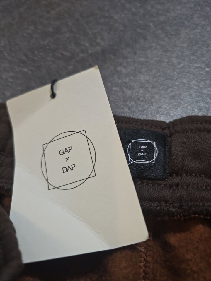 NWT GAP X DAP DAPPER DAN HARLEM MEN'S BROWN SWEATPANTS JOGGERS SZ M ...