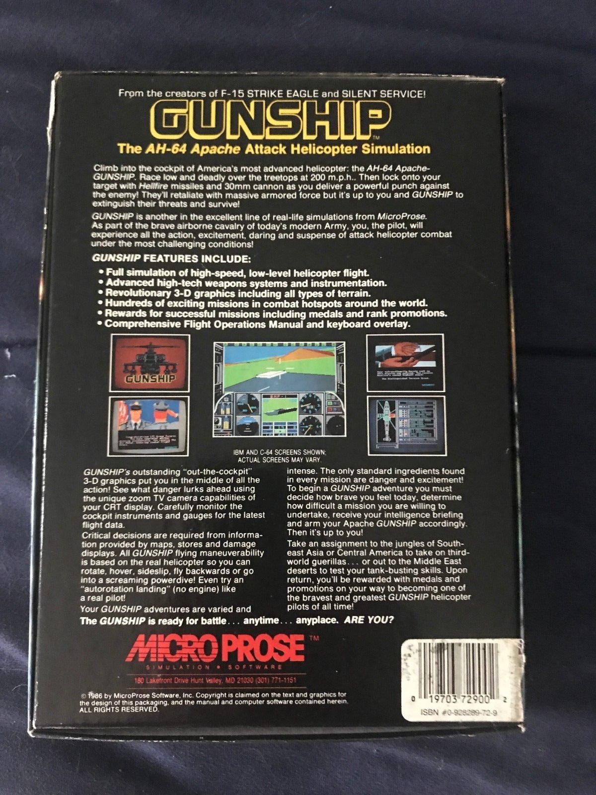 Gunship - Microprose - Atari ST | eBay