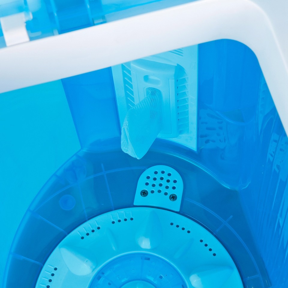 Portable Washing Machine Compact lightweight 10lbs Washer w/ Spin Cycle ...