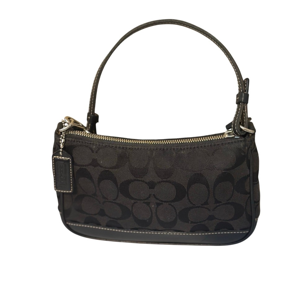 COACH 6094 Black Signature C Demi Y2KShoulder Bag | eBay