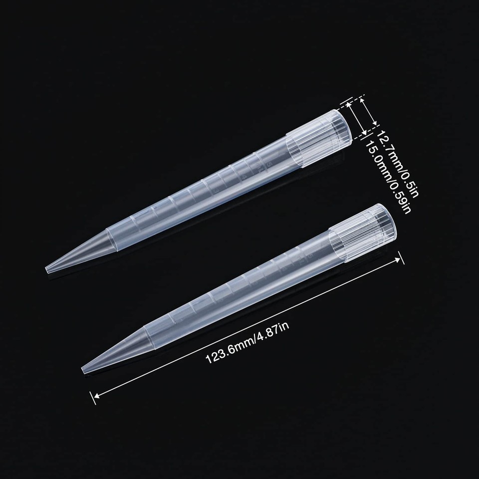 5mL Pipette Tips Lab Microchemical Transparent Liquid Micropipette ...