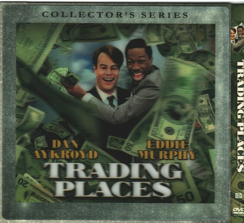 TRADING PLACES (DVD, 2012, Thin 5x5 Sleeve) NEW WITH LENTRICULAR COVER ...