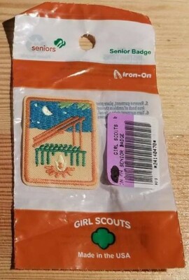 Girl Scouts Senior Badge Patch ~ Adventure Camper~ NEW | eBay