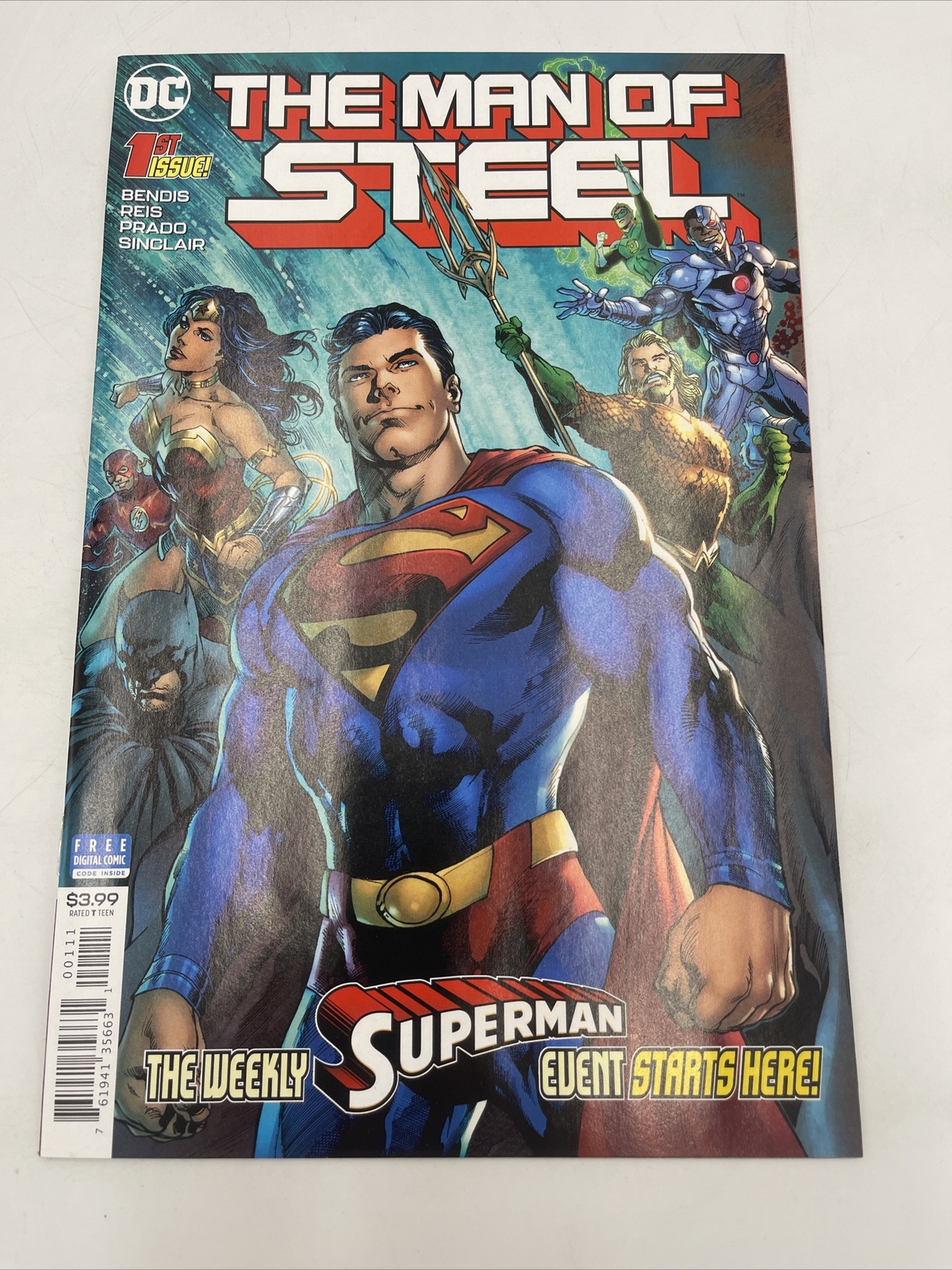 Superman Comic 1 Man of Steel Cover A Ivan Reis Joe Prado First Print ...