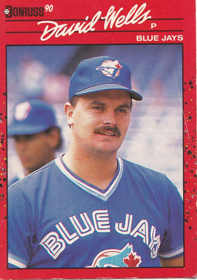 1990 Donruss #425 David Wells MLB Toronto Blue Jays + (Yes 3 Free ...