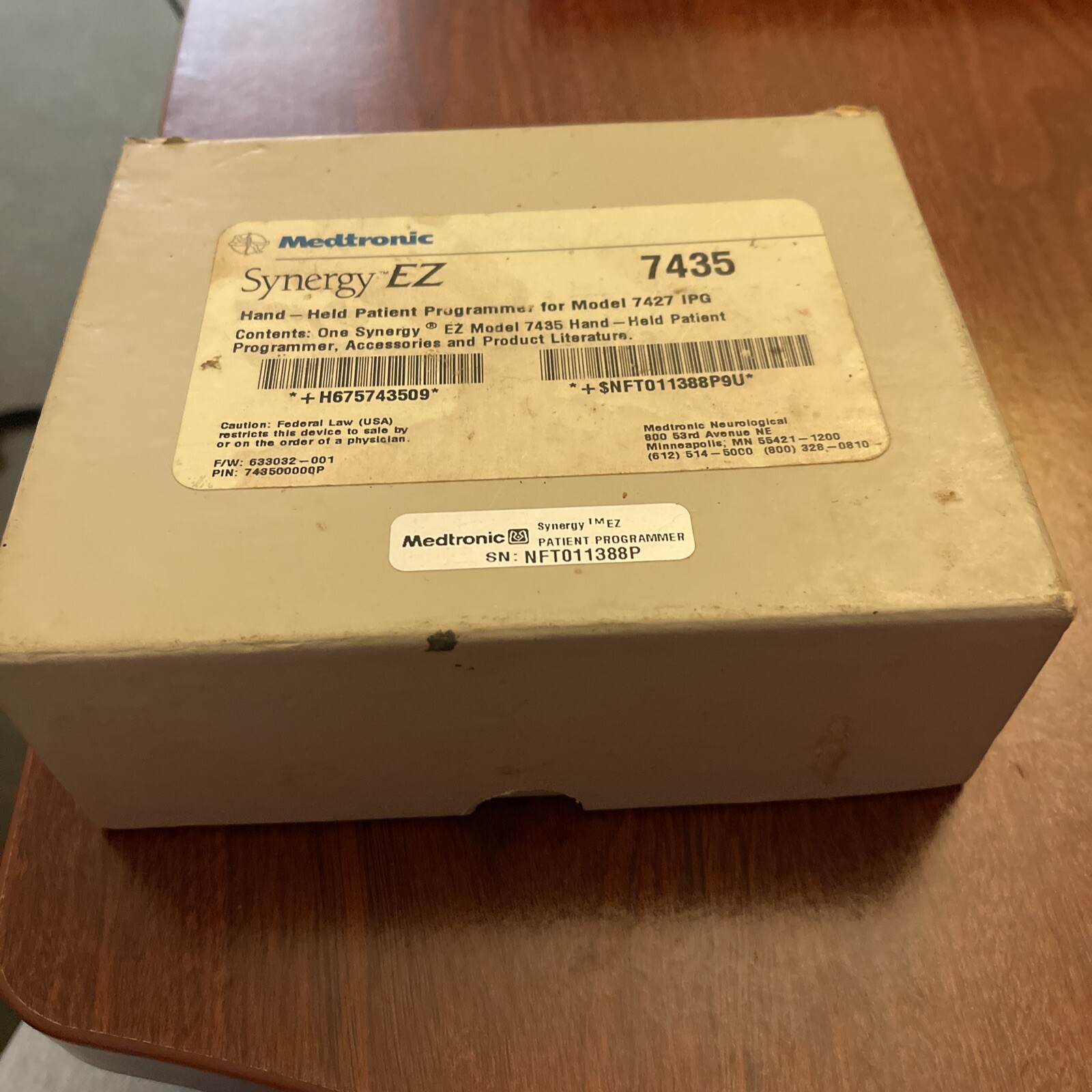 MEDTRONIC SYNERGY EZ REMOTE CONTROL 7435 FOR 7427 IPG | eBay