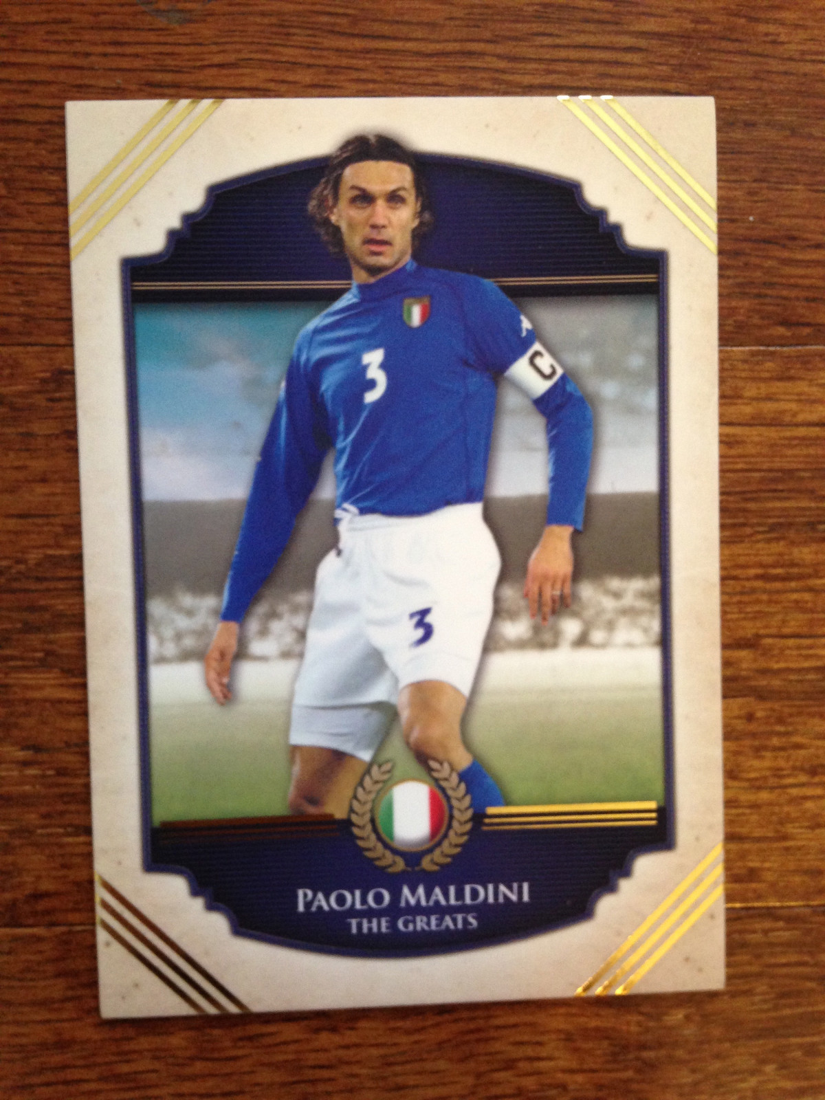 2014 Futera Unique Greats Football Soccer Card Italy PAOLO MALDINI Mint ...