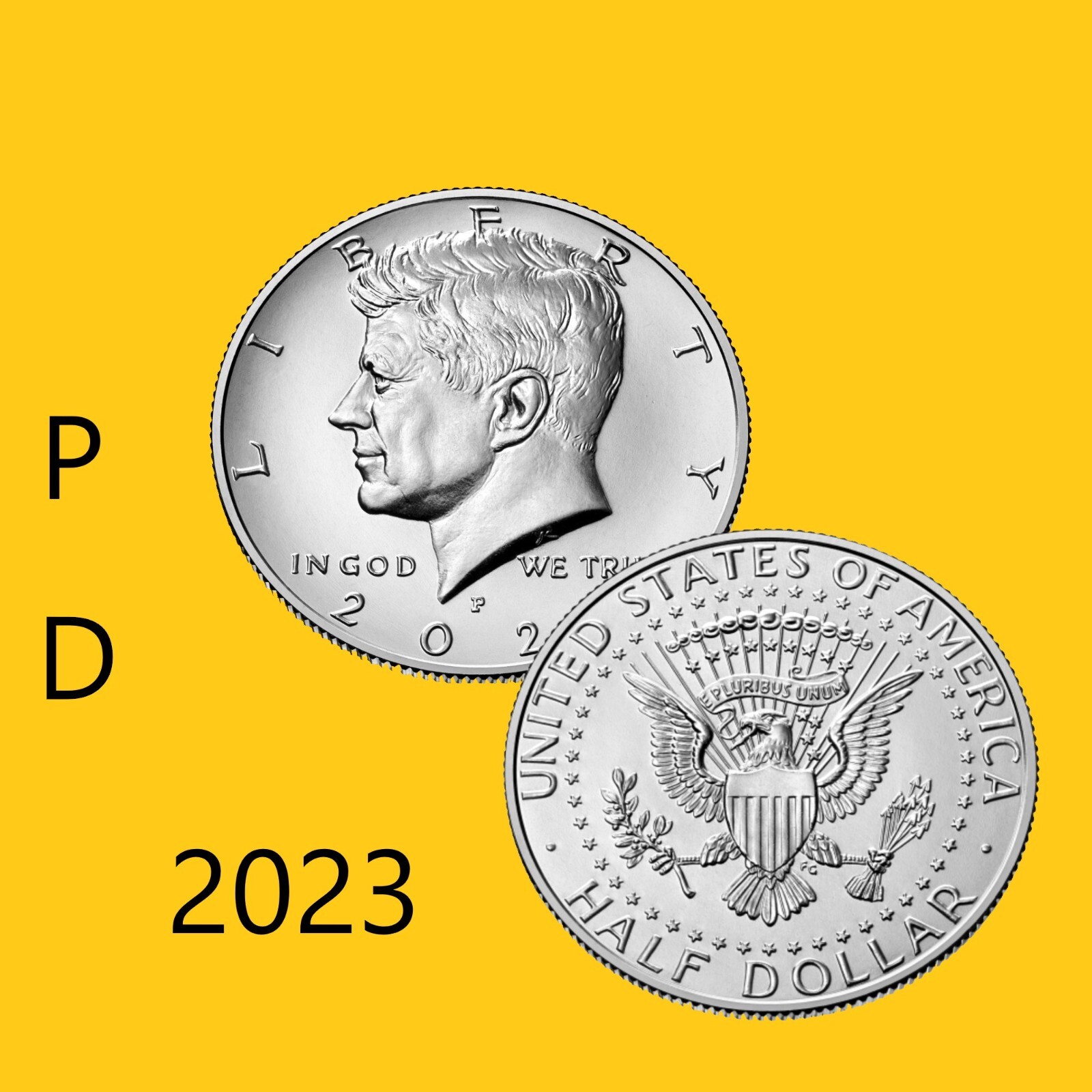 2023 P D (2 Coin) Kennedy Half Dollar (BU) | eBay