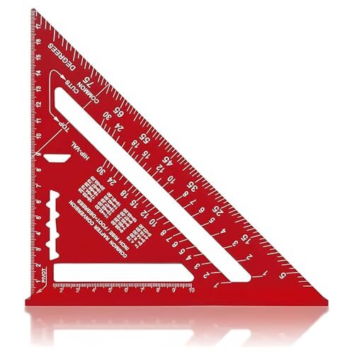 7" Carpenters Speed Square Metric, Roofing Rafter Square, Thickened ...