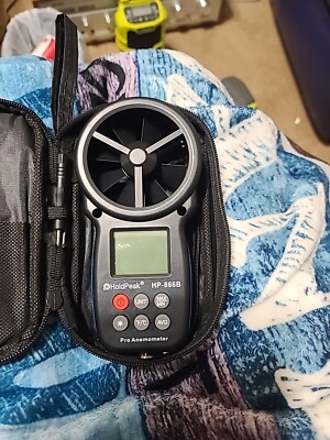 Digital LCD Air Wind Speed Anemometer Temperature Gauge Meter Tester ...