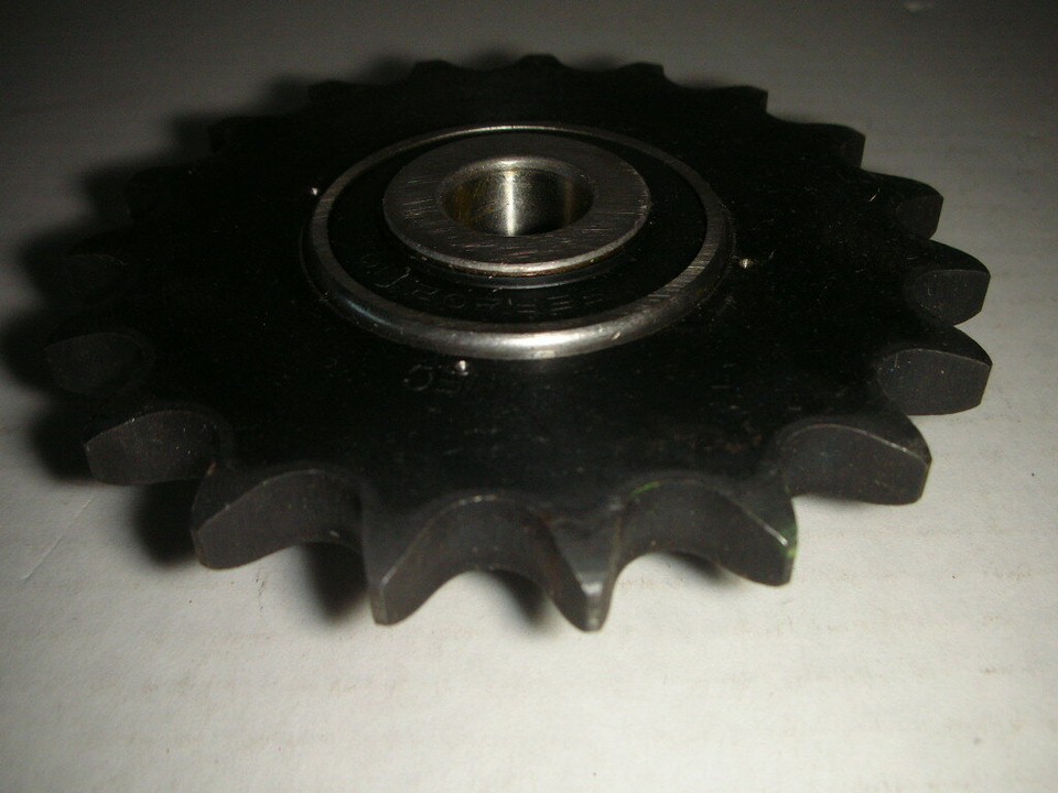 AMEC 50A19H 19-Tooth 5/8" (.625") Bore Idler Sprocket for #50-1 Roller ...