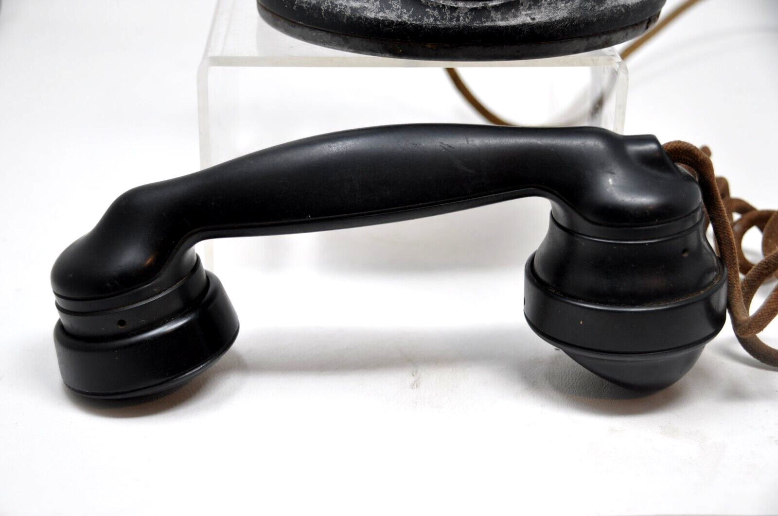 Antique Vintage WESTERN ELECTRIC 202 D1 Desk Telephone Rotary Dial & E1 ...