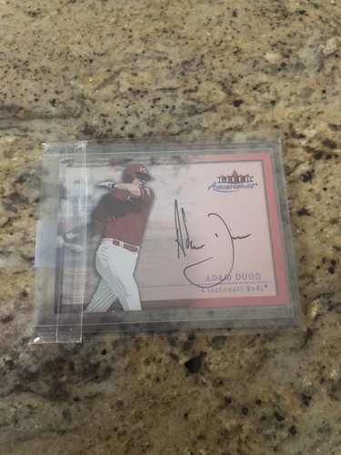 2000 FLEER AUTOGRAPHICS ADAM DUNN AUTO AUTOGRAPH | eBay