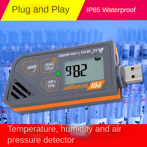 Waterproof USB Data Logger Temperature Humidity and Atmospheric ...