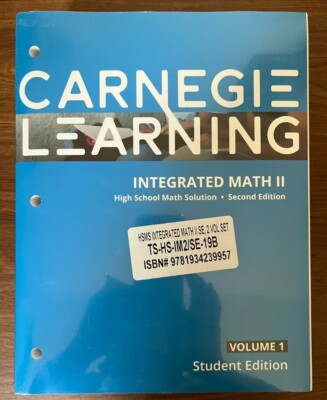 Carnegie Learning High School Math Solution Integrated Math II-2 ...