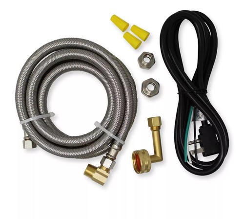 Universal Dishwasher Installation Kit with 6' Connector and Power Cord ...