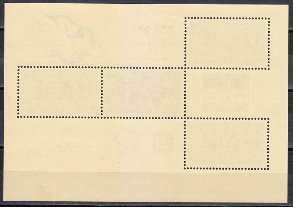 Czechoslovakia 1981 MNH Sc 2347a Mi Block 44 WIPA ’81 Stagecoach ...