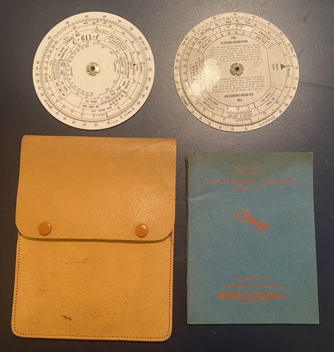 Vintage 4 Piece 1945 American Airlines Navigational Computer Type C | eBay