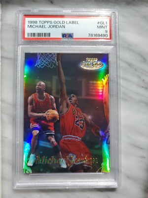1998 Topps Gold Label #GL1 Michael Jordan PSA 9 Mint | eBay