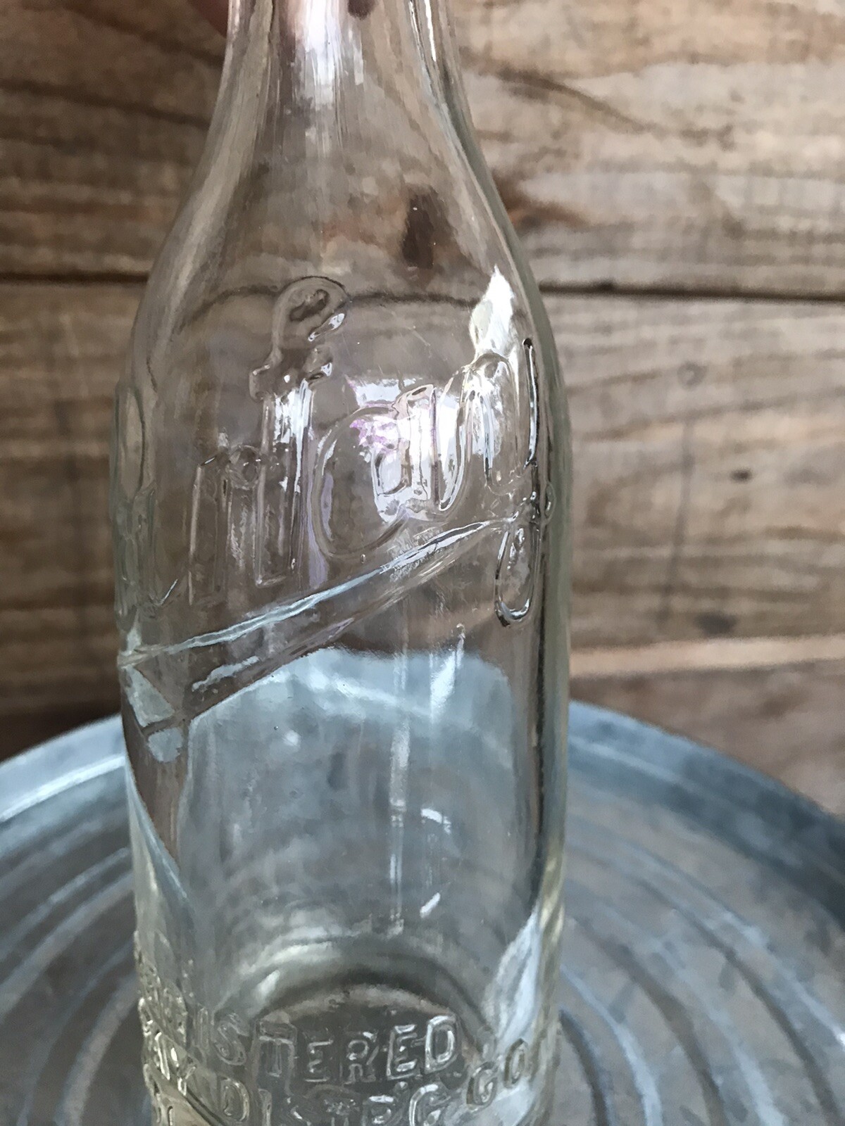 Parfay Soda Bottle Glass Rare Toledo Ohio Clear Script Rare Pop Early ...