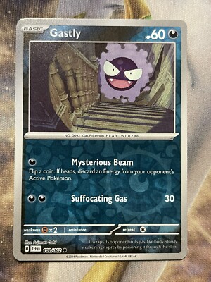 Pokémon TCG Gastly SV05: Temporal Forces 102/162 Reverse Holo Common | eBay