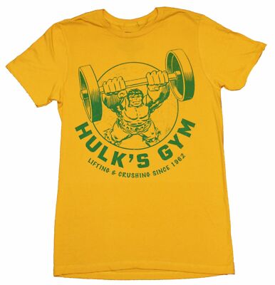 Marvel The Hulk's Gym Lifting & Installations de Broyeur Since 1962 T ...