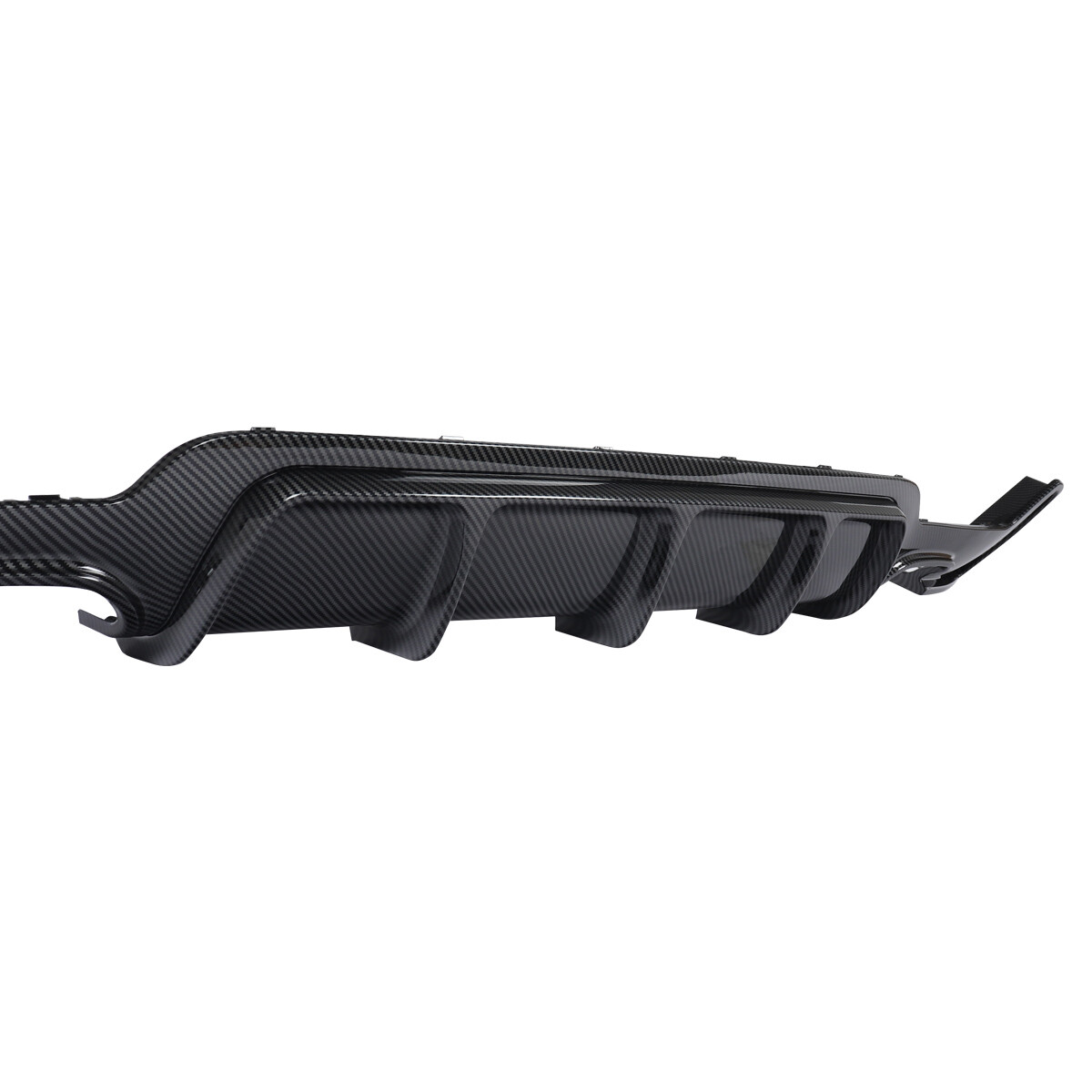 Rear Diffuser Lip Carbon Fiber Look For 2014-2020 BMW F32 420i 428i ...