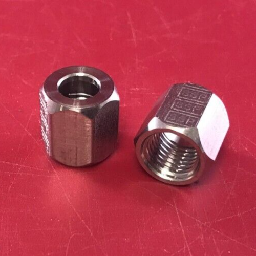 SSP J4N Stainless Steel Tube Fitting, 0.25 OD, Female JIC 37 deg Flare ...