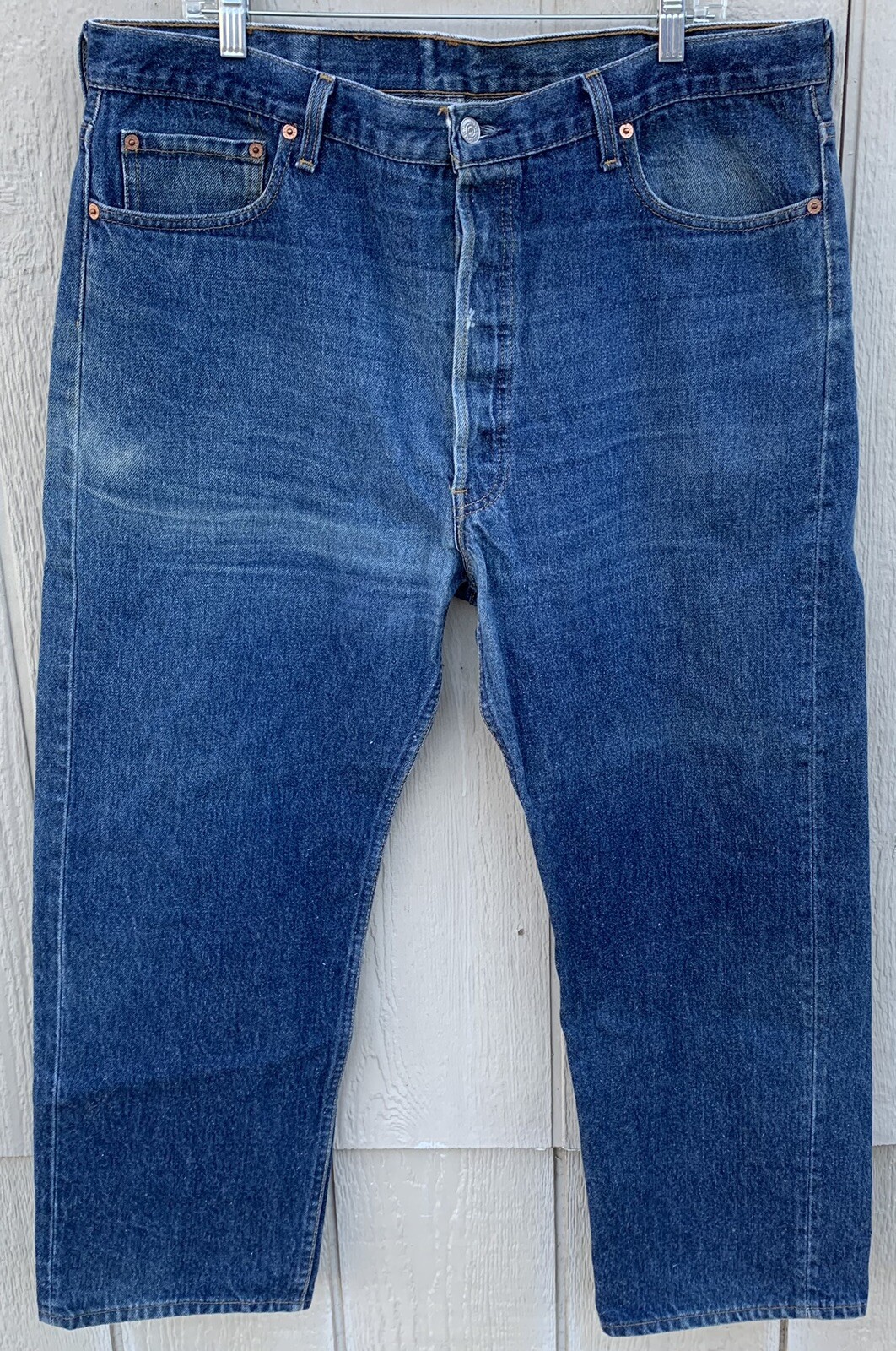 vintage Levis 501xx jeans button fly 501 USA W 42 L 30 measure W 39 L ...