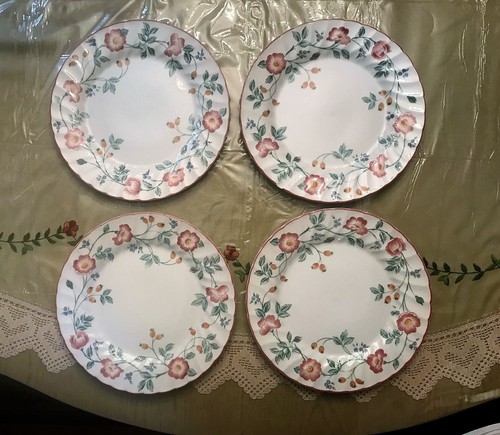 Churchill Staffordshire Briar Fine China Rose Floral Pattern 10" Dinner ...
