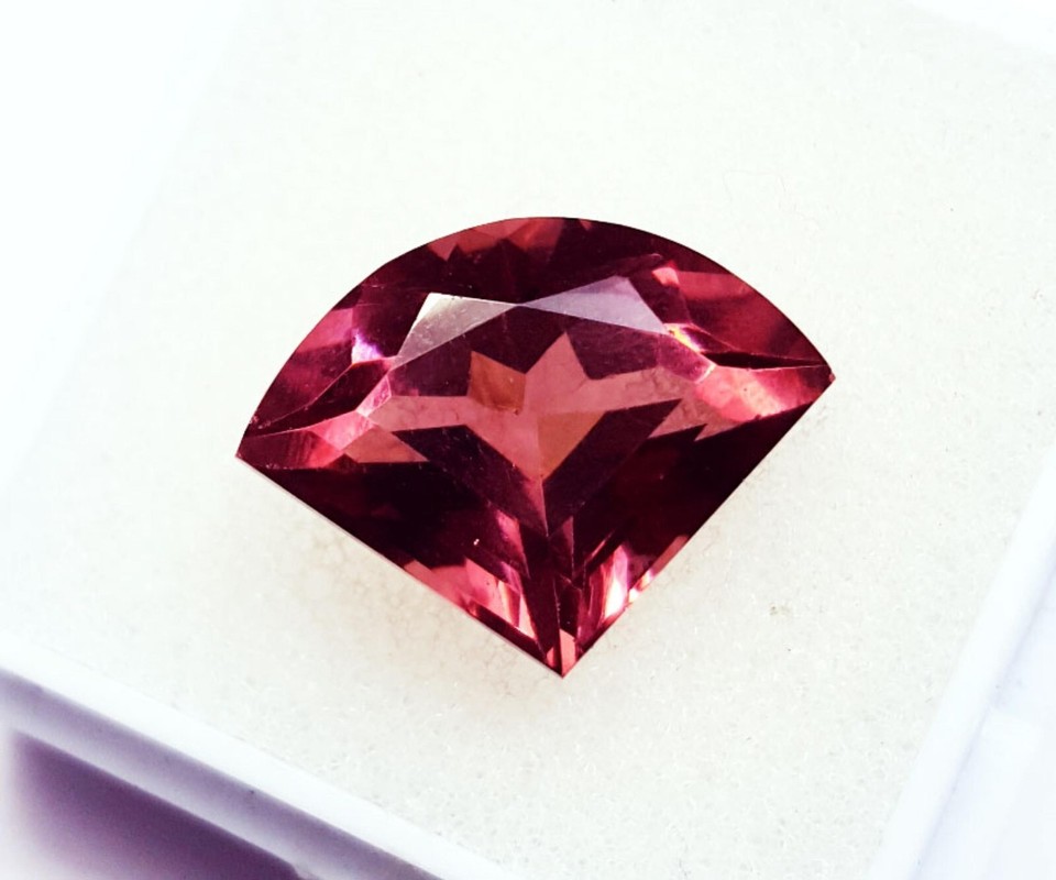 RHODOLITE Garnet Fancy Cut 9.40 Ct Certified Loose Gemstone Ring Size ...