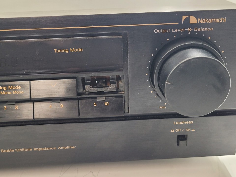 Nakamichi SR-3A Stasis Stereo Receiver Inherently Stable/ uniform ...